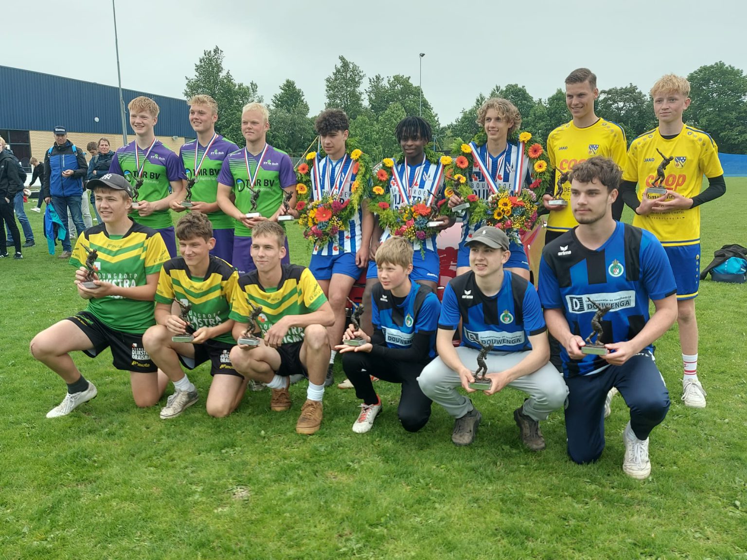 Alle uitslagen van het NK Jongens in Winsum. Bolsward wint! - kaatsnieuws.com